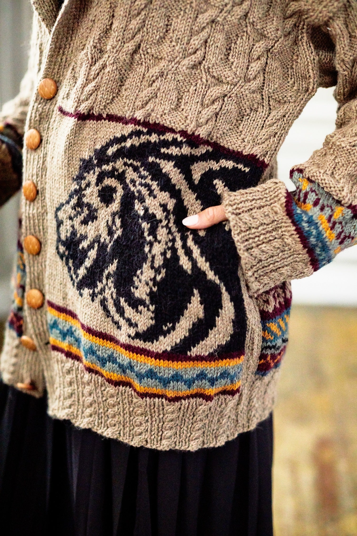 Lion King Cardigan (Knit) – Lion Brand Yarn