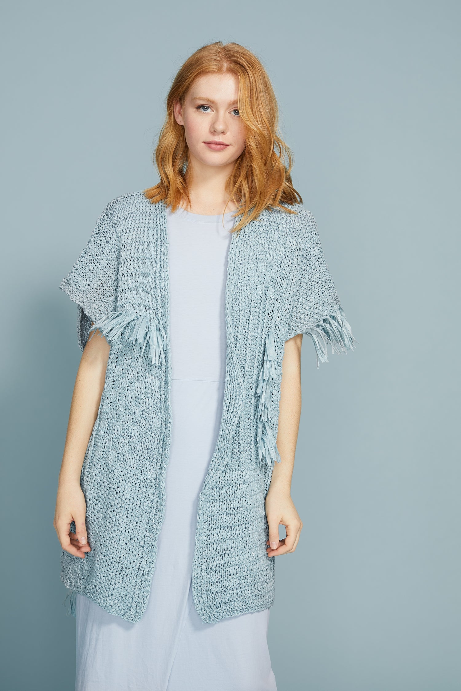 With The Band Ruana (Knit) – Lion Brand Yarn