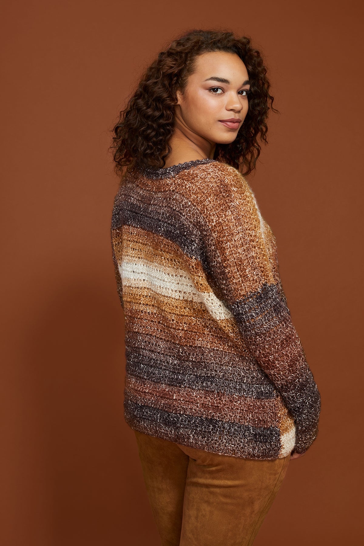 Ulmann Pullover (Crochet) – Lion Brand Yarn