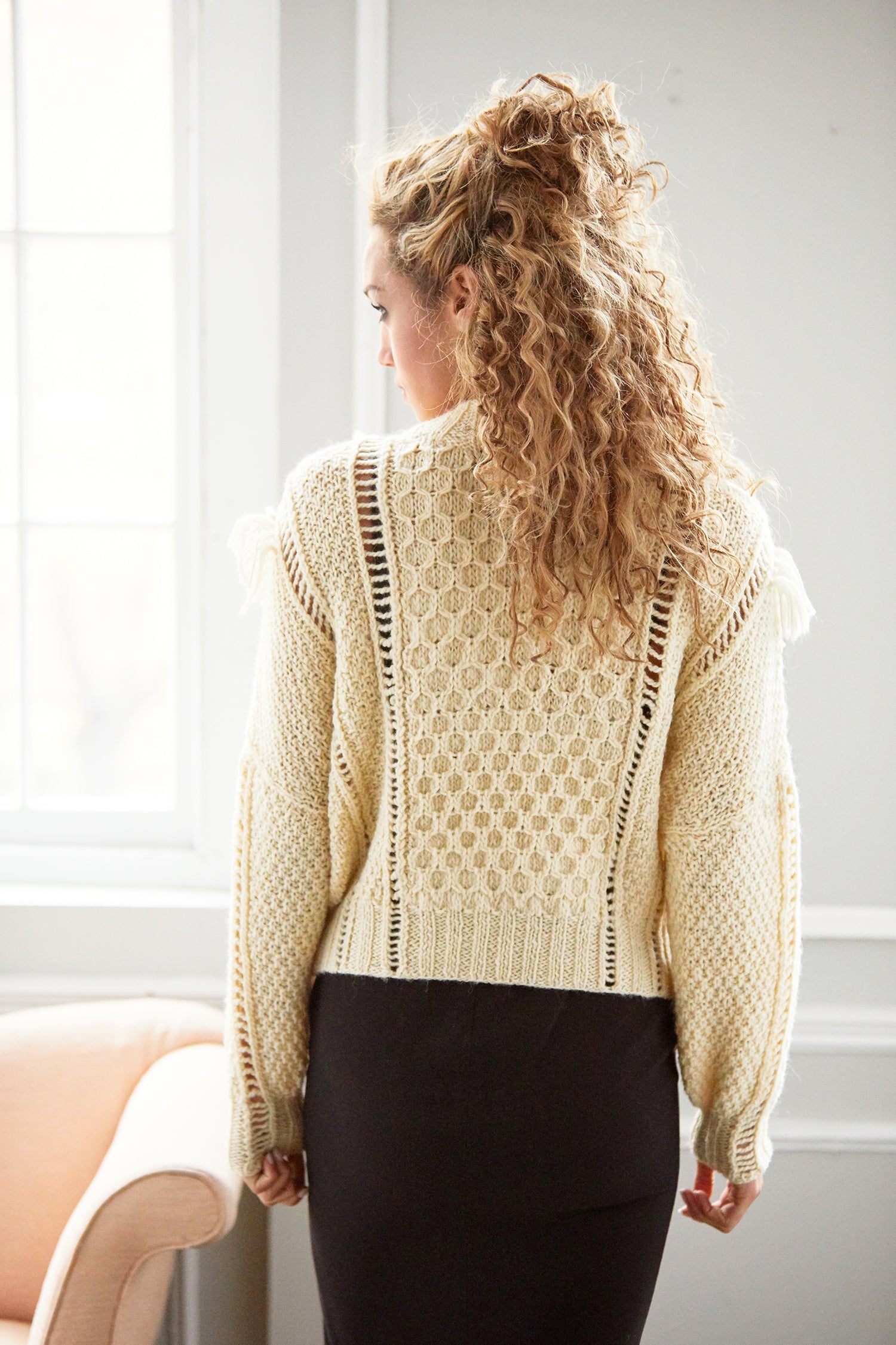 Freeform Texture Pullover (Knit) – Lion Brand Yarn
