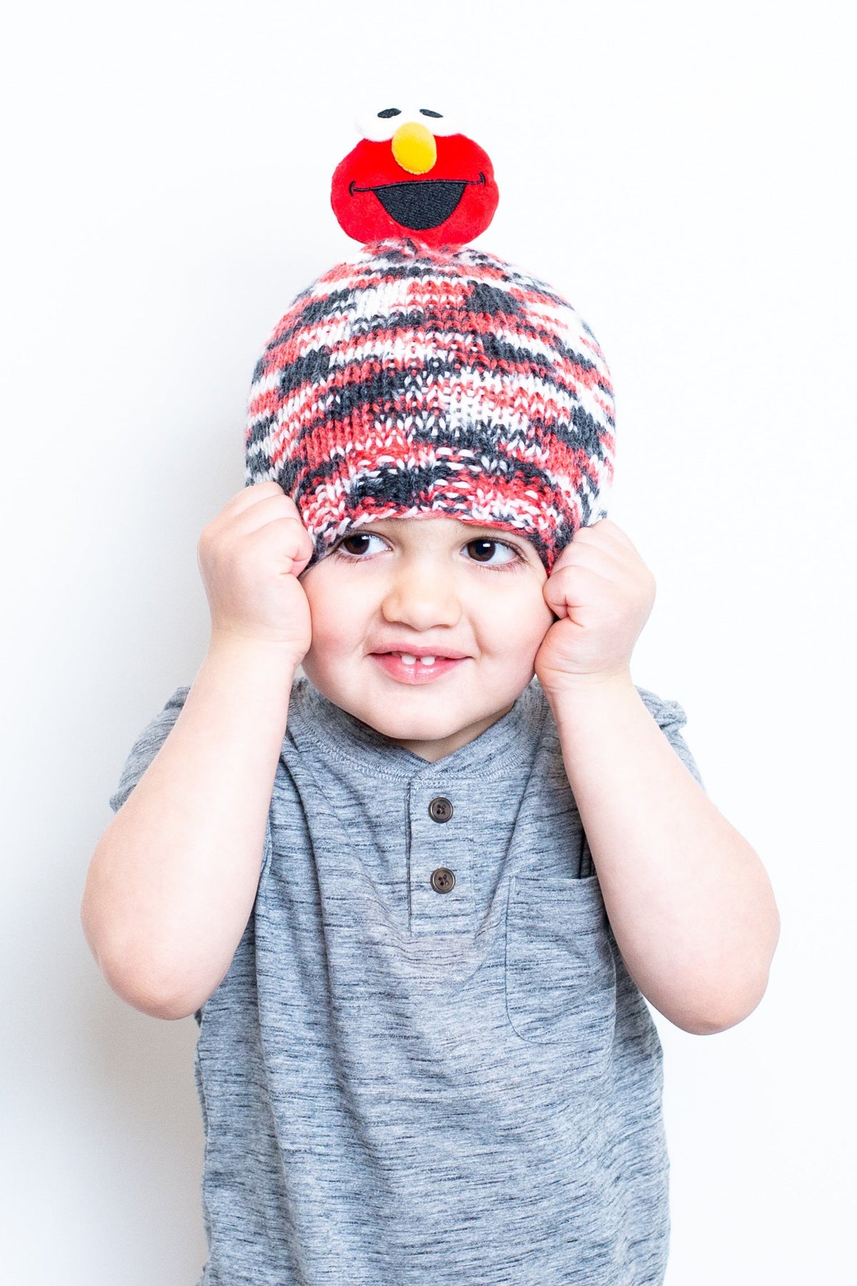 Knit Elmo Hat – Lion Brand Yarn