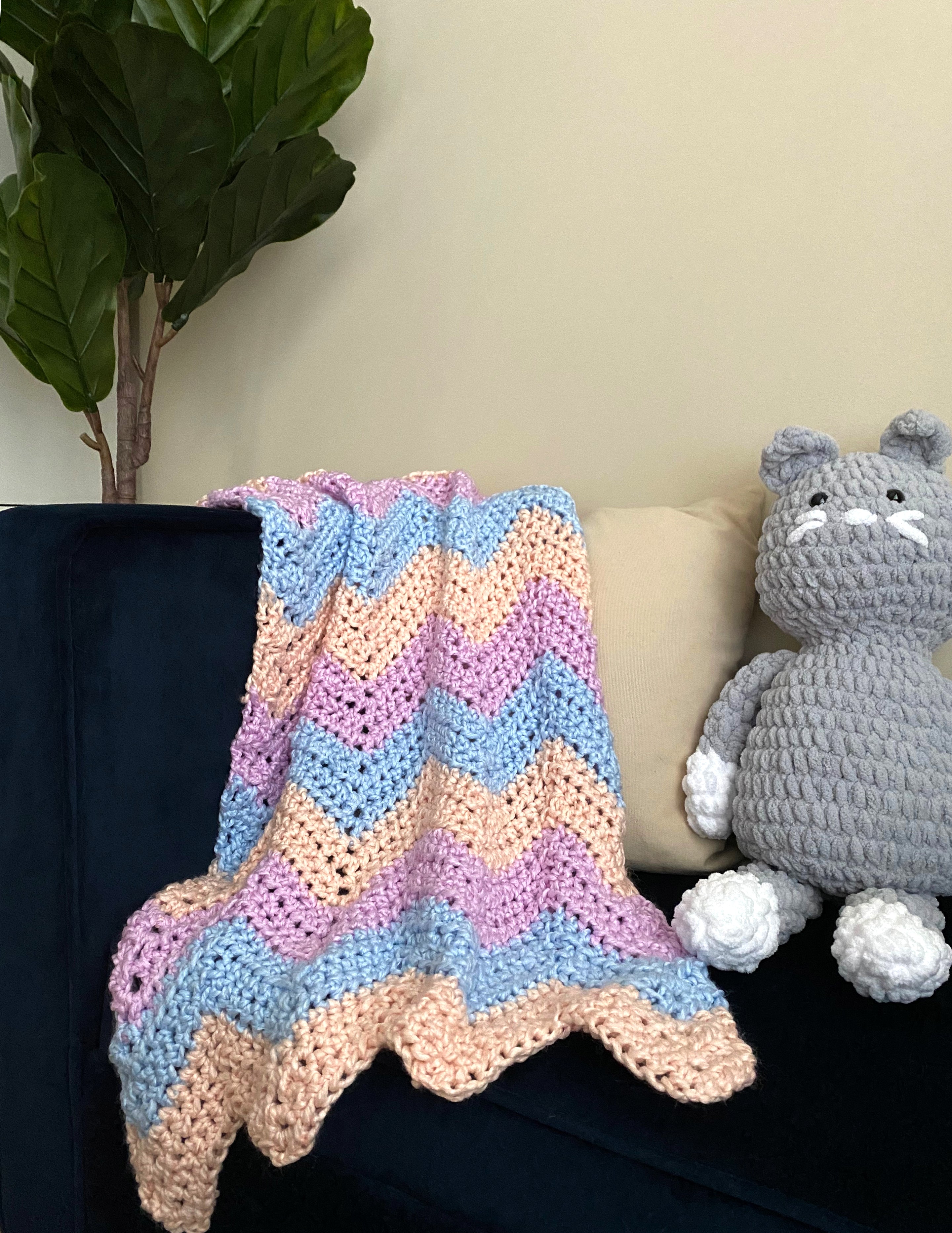 Happy Days Blankie (Crochet) – Lion Brand Yarn