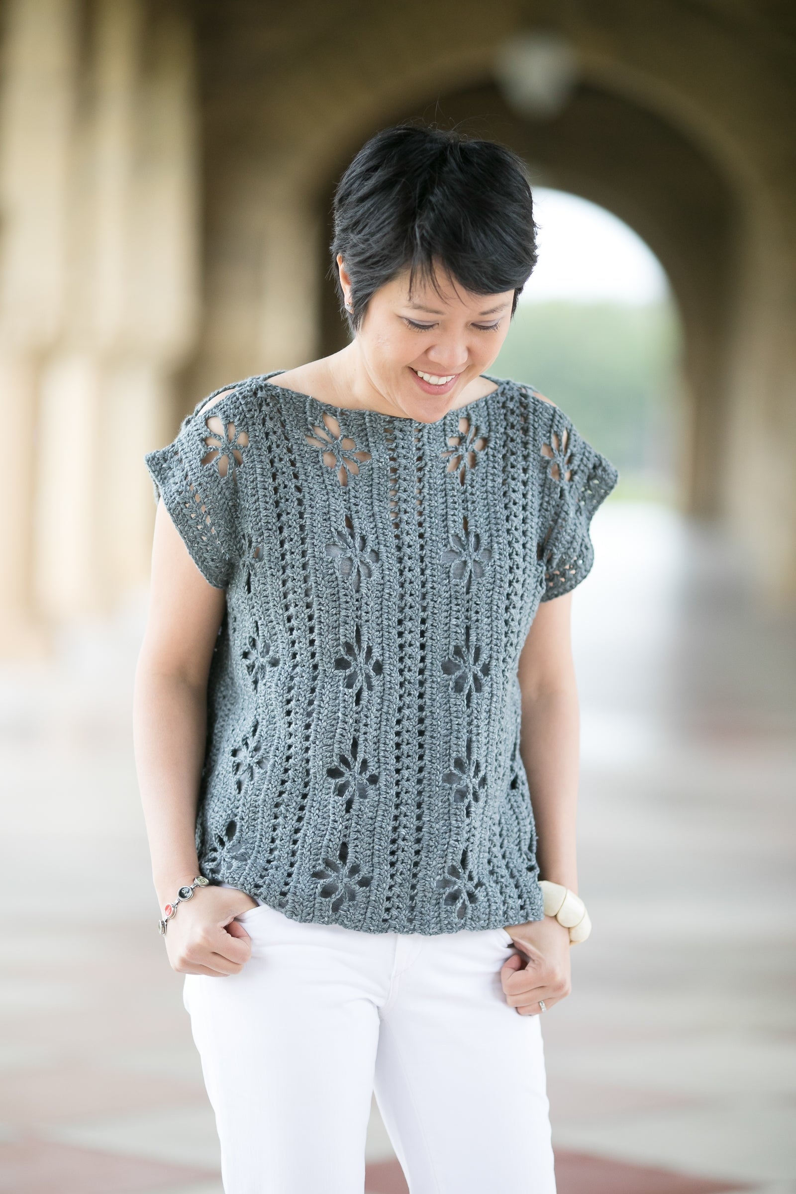 Crochet Kit - Wildflowers Top – Lion Brand Yarn
